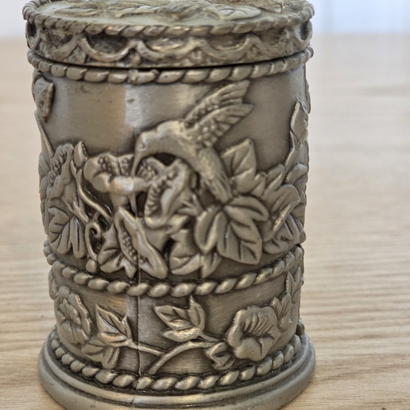 Other | Vintage Pewter Hummingbird Themed Roll Of 10 Us Postage Stamps ...